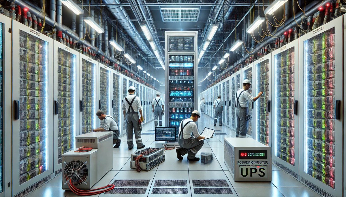 Maintaining a hyperscale data center without shutting down any critical ...